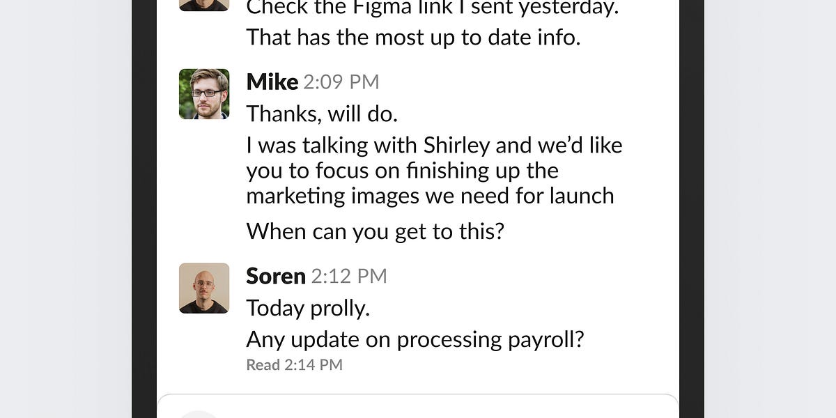 Leave me on read - Soren’s Substack