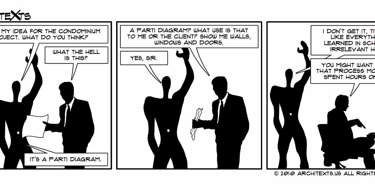 Parti Diagram - by Modulor Man - Architexts Archive Project