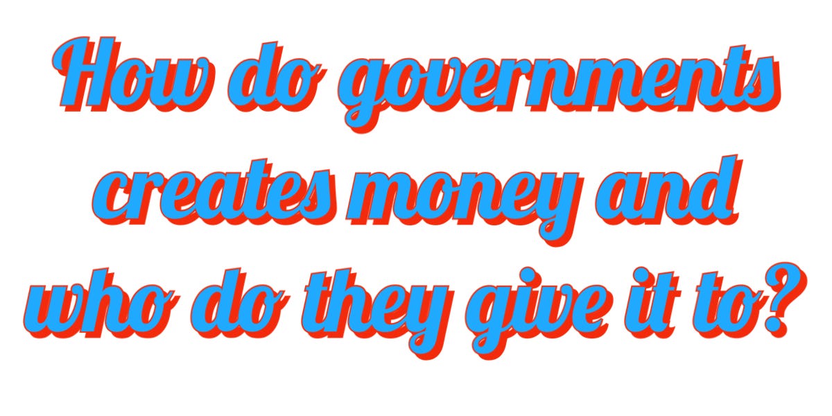 How do governments create money - by Hermas Beniten
