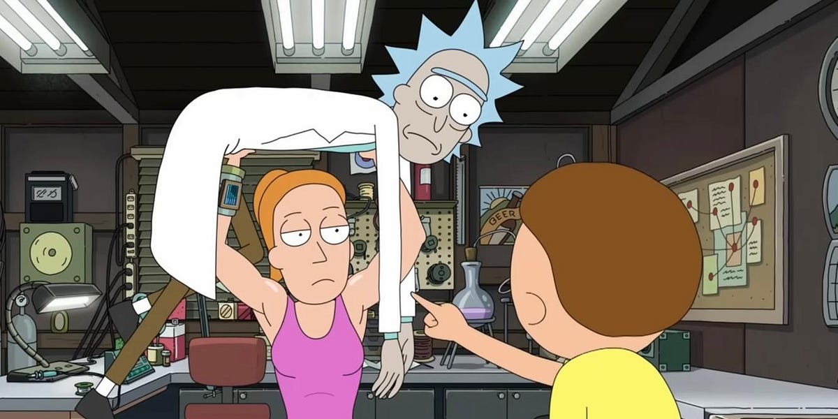 How To Draw Summer Rick And Morty