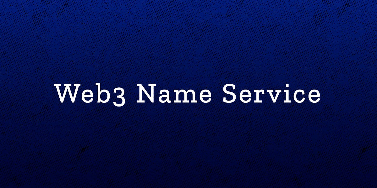 Understanding Web3 Name Service - Neo | TechTides