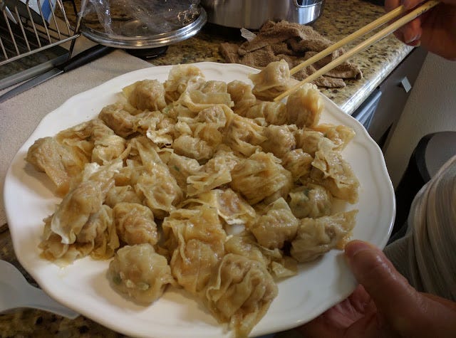 Pork Wontons, 馄饨 - Fuzhou Food