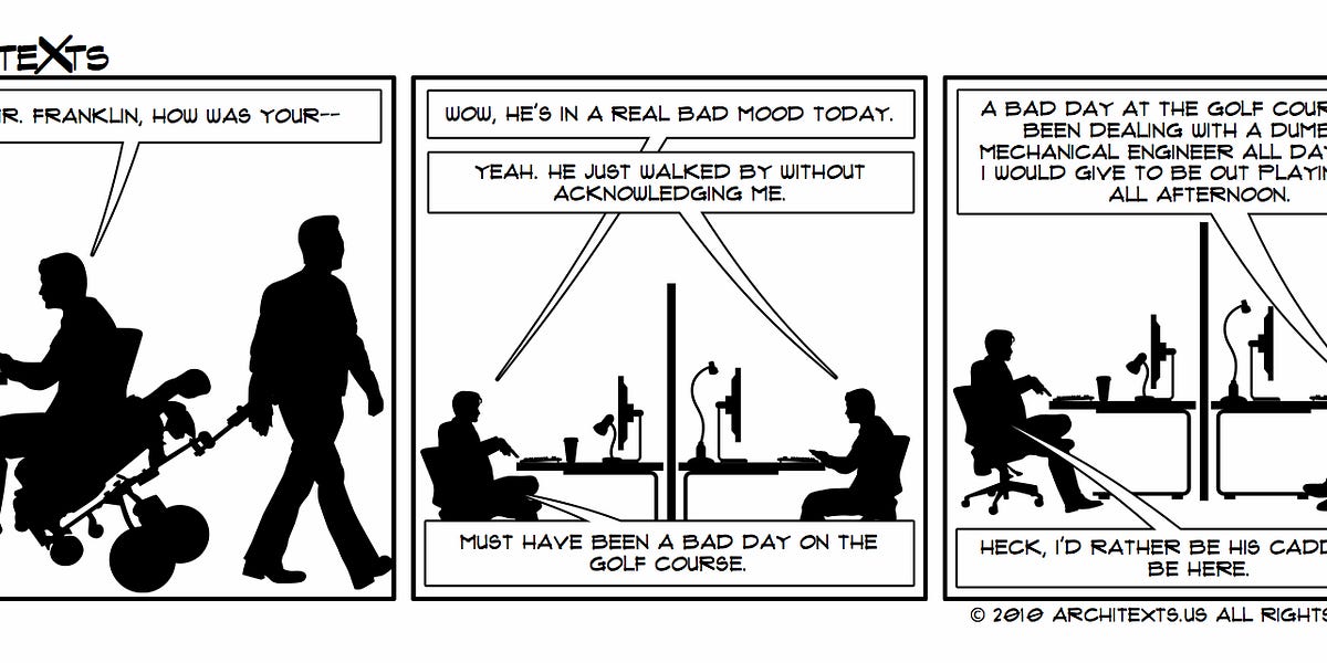 Bad Golf Day - by Modulor Man - Architexts Archive Project