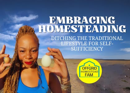 EMBRACING HOMESTEADING - by Zani Sunshine