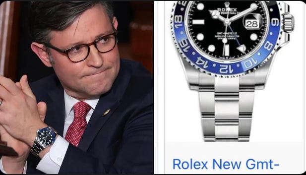 The Unraveling Tale of Mike Johnson's Alleged Rolex Scandal