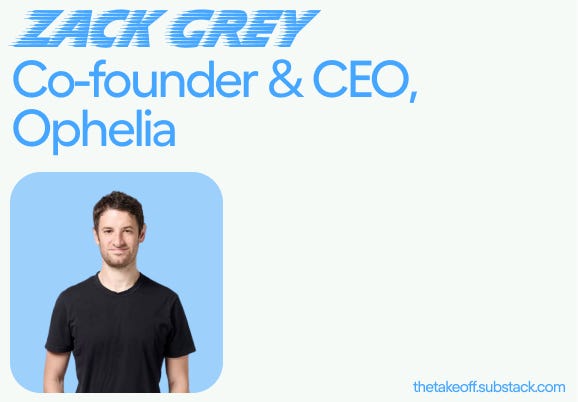 Zack Gray (Co-Founder & CEO, Ophelia) - by Lukas Steinbock