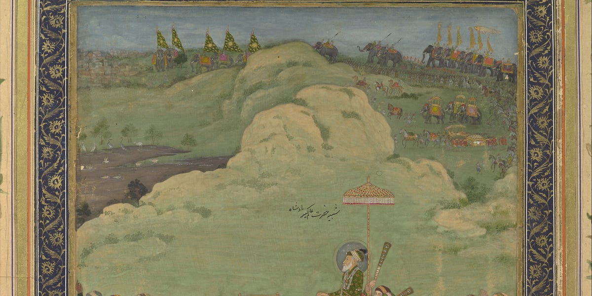 A Personal Letter from Mughal Emperor Aurangzeb to the Crown Prince ...