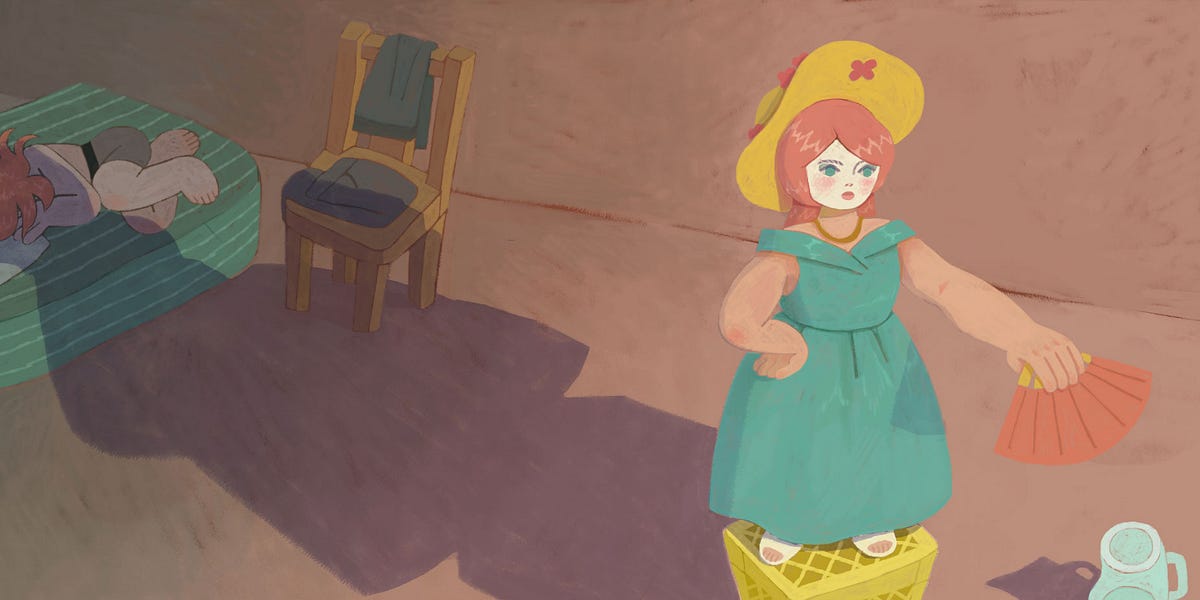 The Secret Life of a Professional Statue - by Rowan Sharp