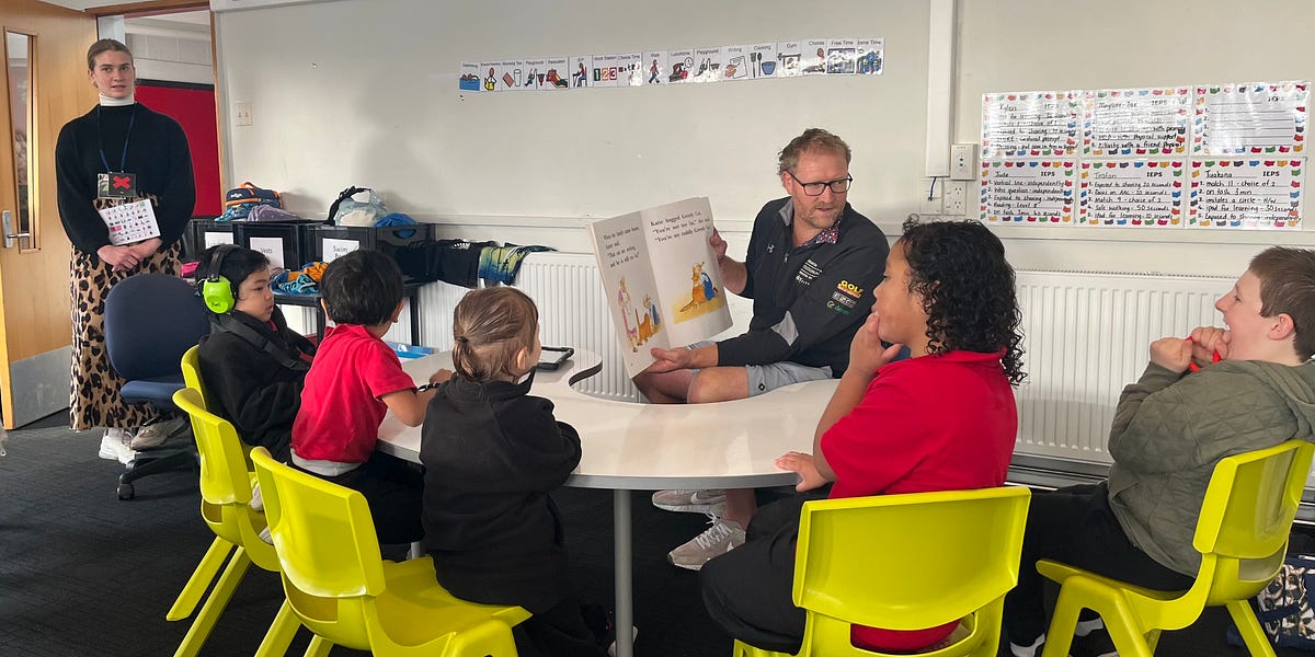 Stags tap into Olympic champ for inspiration, and make special school visit