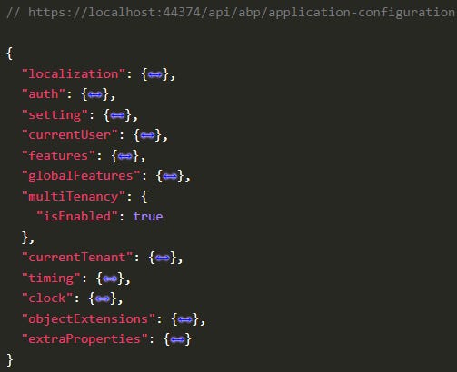 Extending the Application Configuration Endpoint