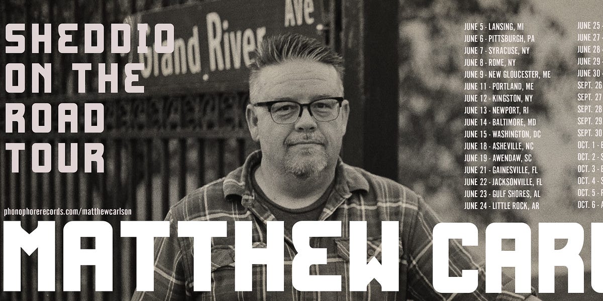 Taking Stock Of Touring - by Matty C - What Am I Making