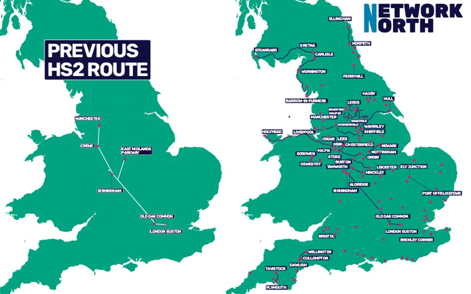 Network North - Analysing the redirection of HS2 funds