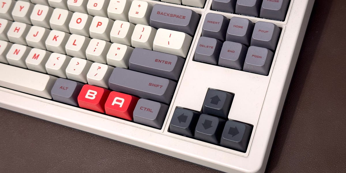 Oh no, I can't stop using this retro NES keyboard