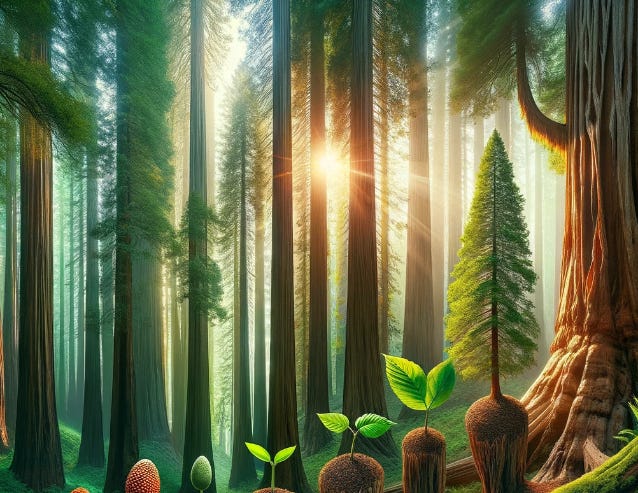 The Journey of a seed to forest - by Husnain R. Badami