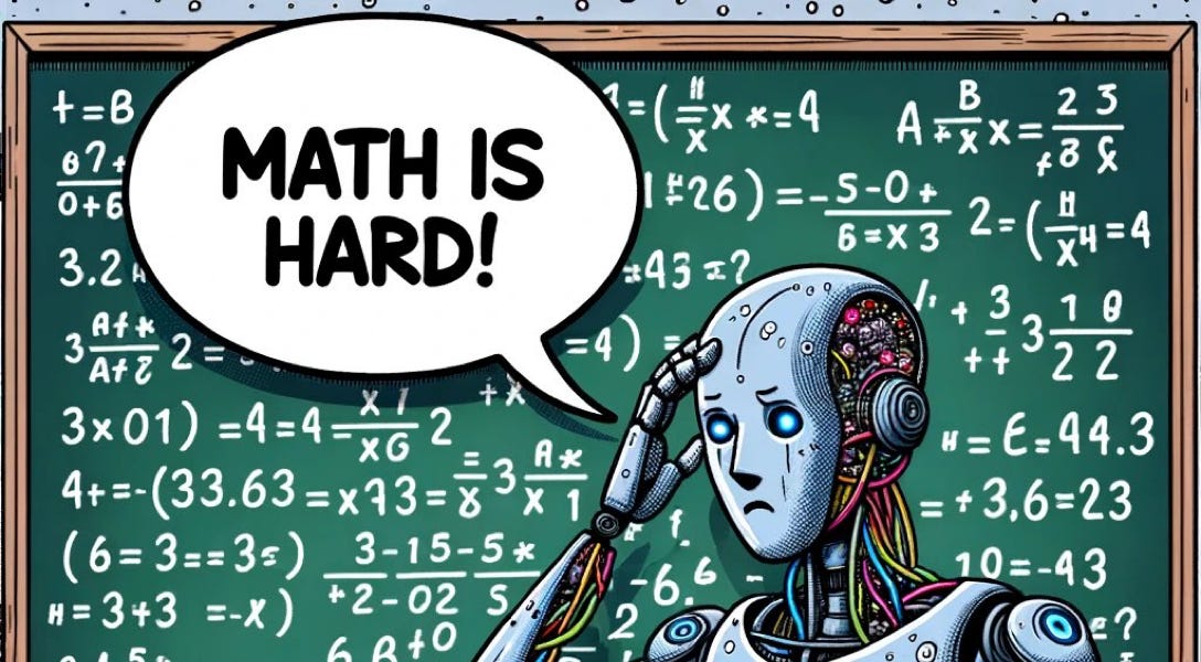 “Math is hard” — if you are an LLM – and why that matters