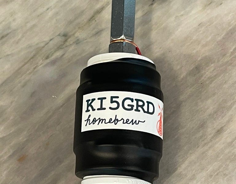 Build: Base-Loaded 40 Meter Coil for my 17 ft Whip