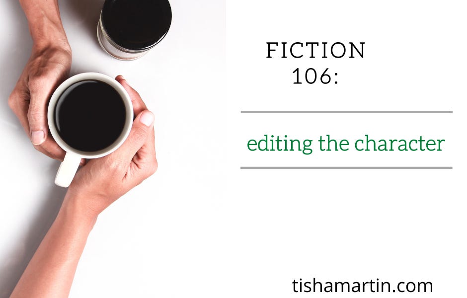 Editing 101: How to edit characters - by Tisha Martin