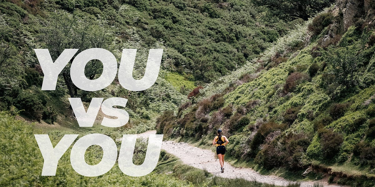 It's not all about PBs; why running is you vs you