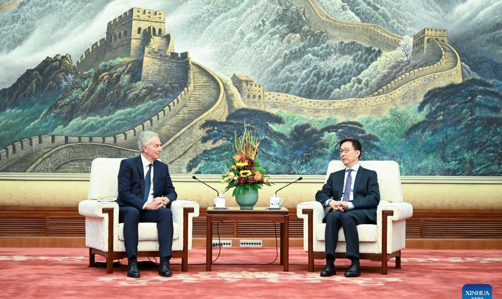 Blair in China, China in Parliament, UK and the Stans