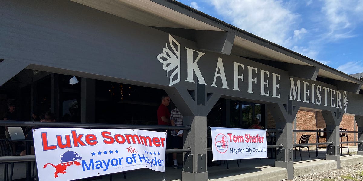 Luke Sommer announces candidacy for Mayor of Hayden