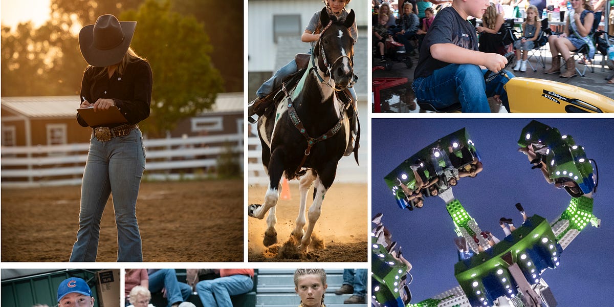 Scenes of the Tippecanoe County 4-H Fair - by Dave Bangert