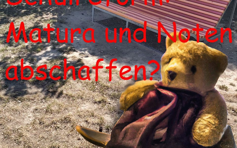 Keine Noten und Matura in Schulen? - by Martin MacFelaph