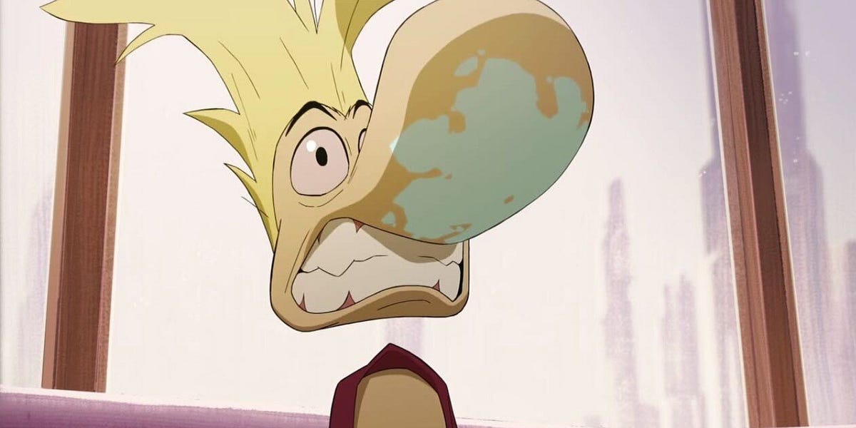 I can't stop thinking about Captain Laserhawk's portrayal of Rayman