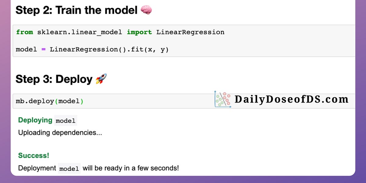 Deploy ML Models Right from Your Jupyter Notebook Using Modelbit