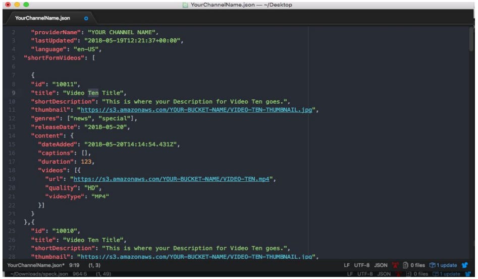 JSON Feed Template (Basic) - by Phil Autelitano