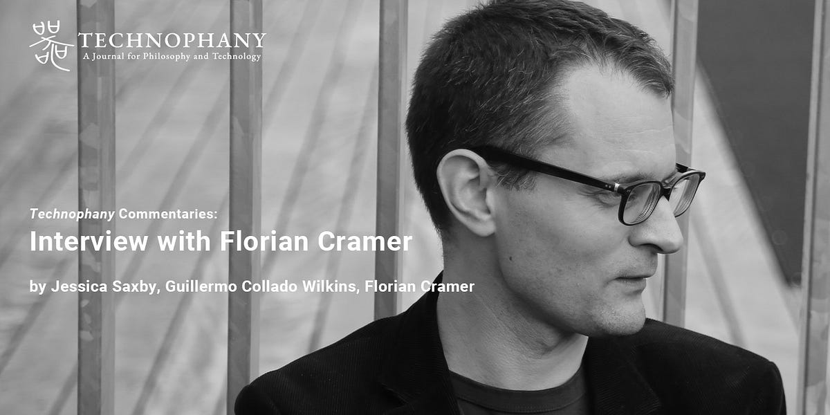 Interview with Florian Cramer | Commentaries: Technology and Policing ...