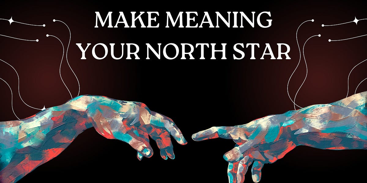 Make meaning your North Star - by Bernardt Vogel