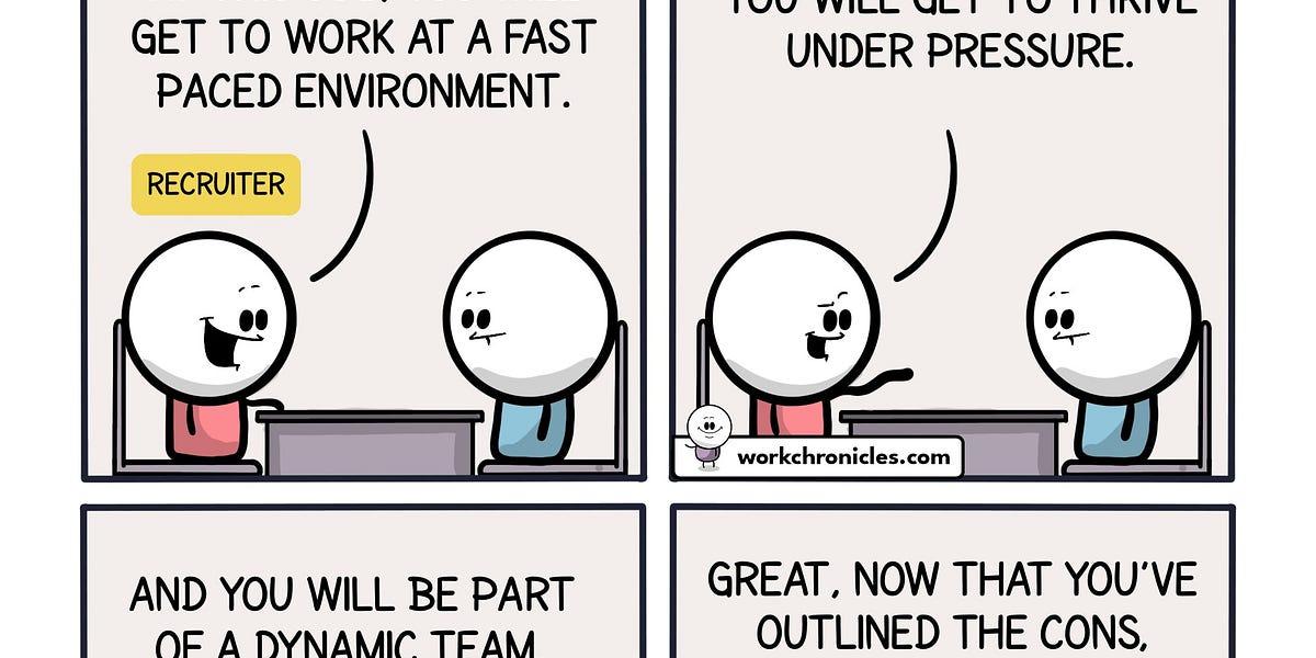 (comic) Fast paced environment - Work Chronicles