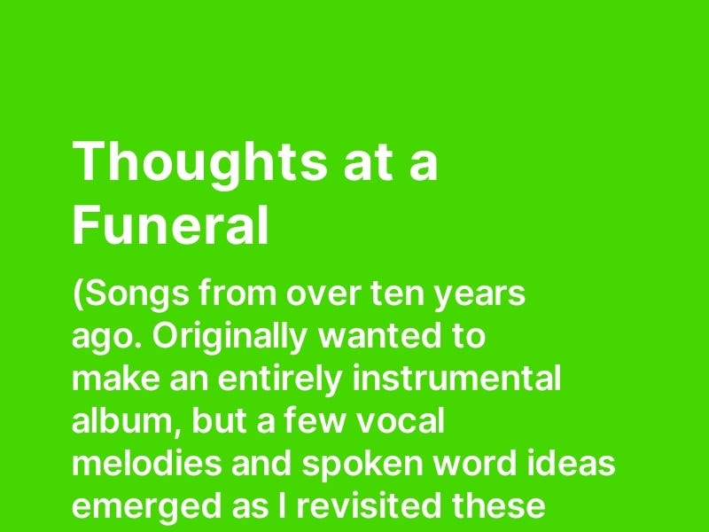 Thoughts At A Funeral By Raymond Giuffrida Thoughts At A Funeral By Raymond Giuffrida