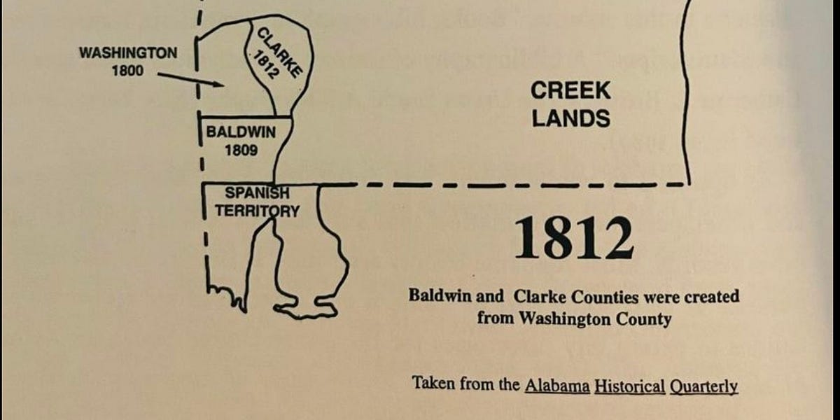 Check out this old Map of Alabama