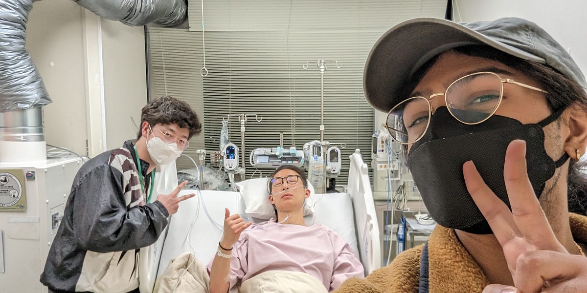 Reflections from a Hospital Bed - by ecobaes and Jason Zou