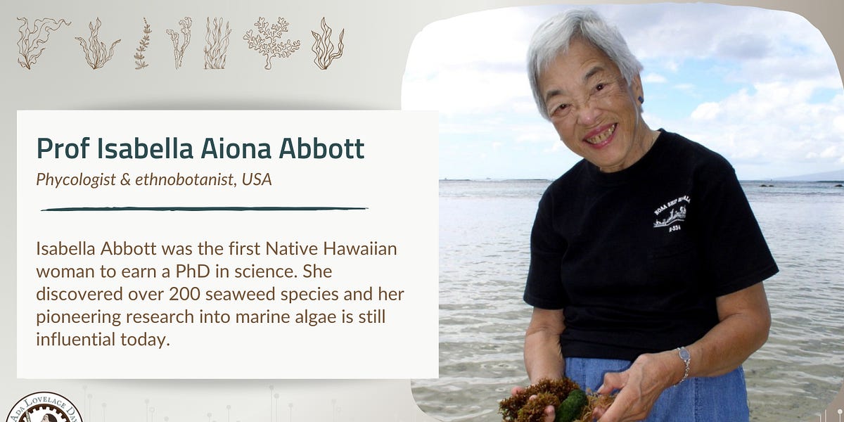 Prof Isabella Aiona Abbott, Phycologist and ethnobotanist
