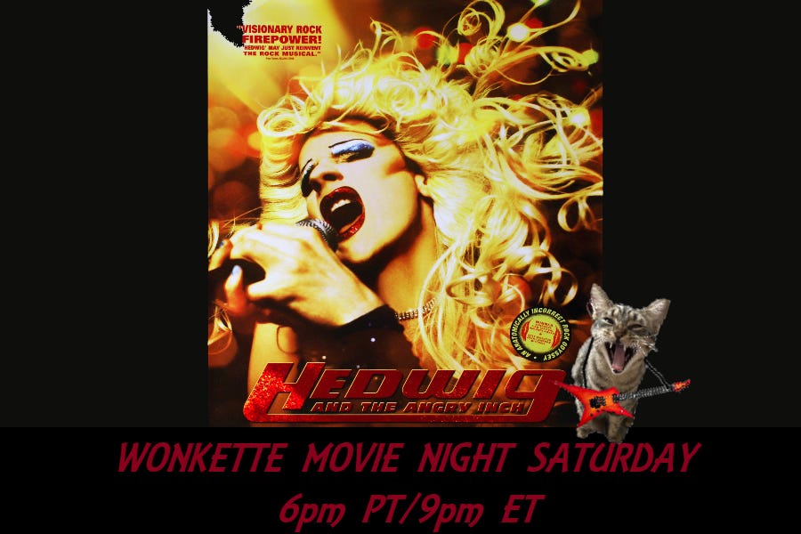 Wonkette Movie Night: Hedwig And The Angry Inch