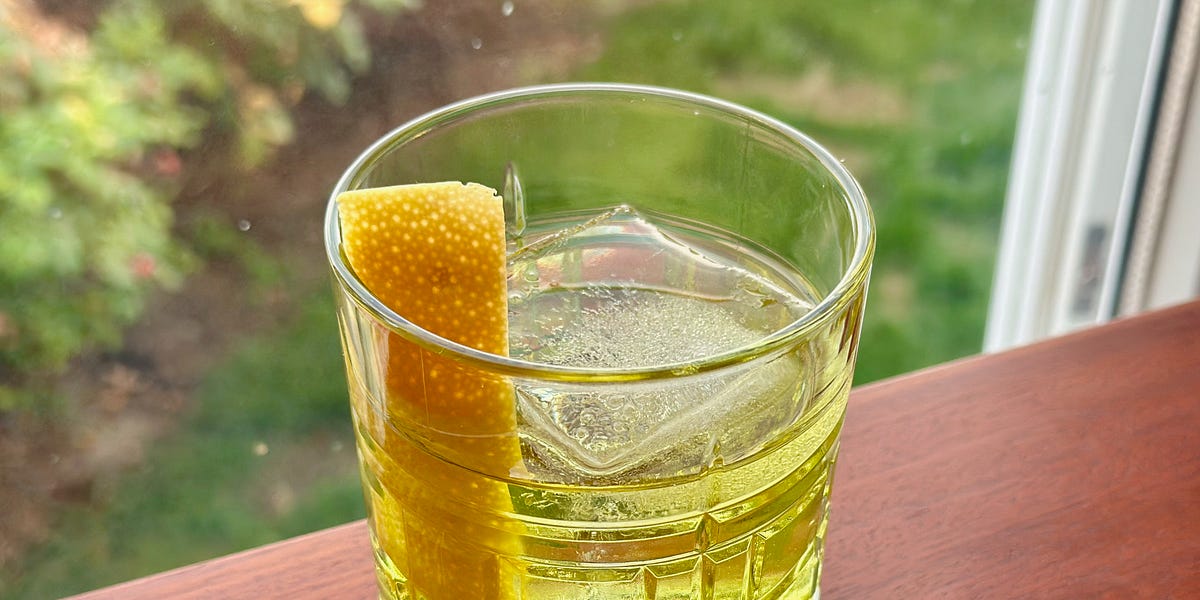 A Golden Mezcal Negroni - by Peter Suderman