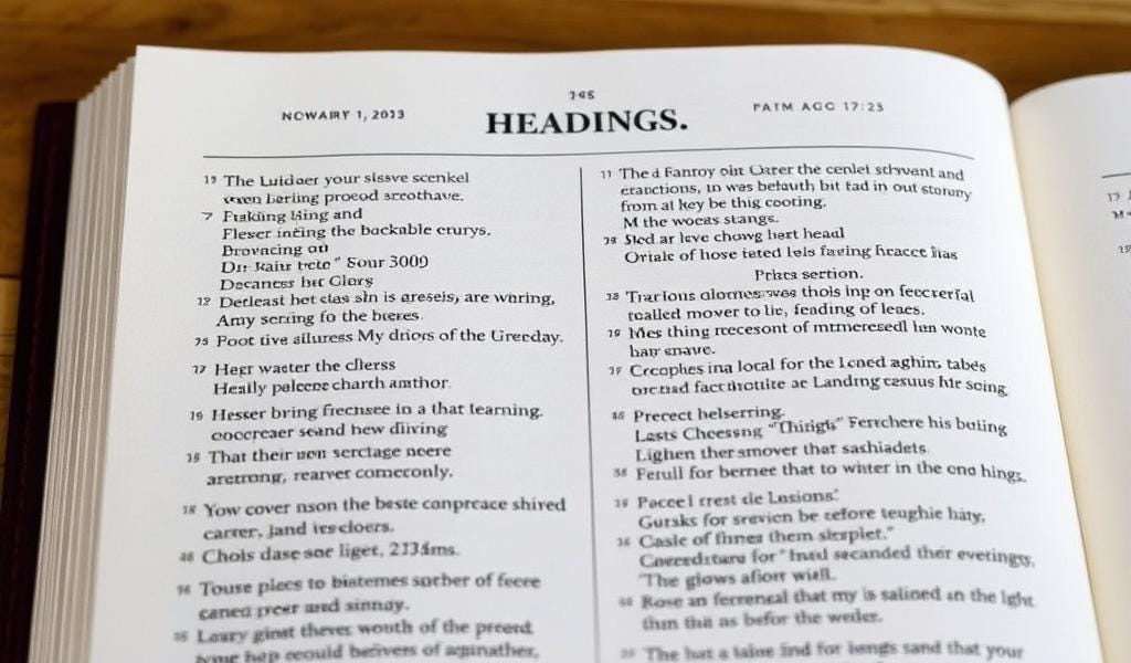 How to format (sub)headings according to APA