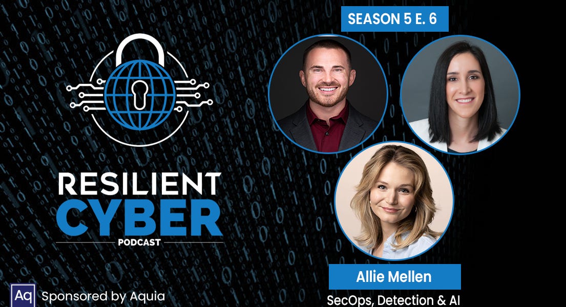 S5E6: Allie Mellen - SecOps, Detection and AI