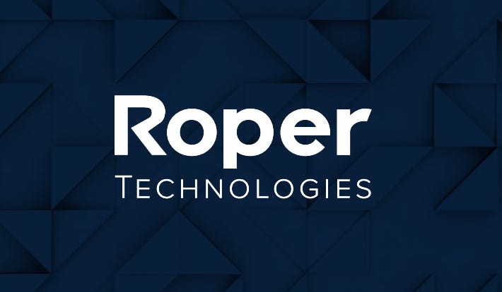 Roper Technologies : The quality is undeniable, the question is "How ...