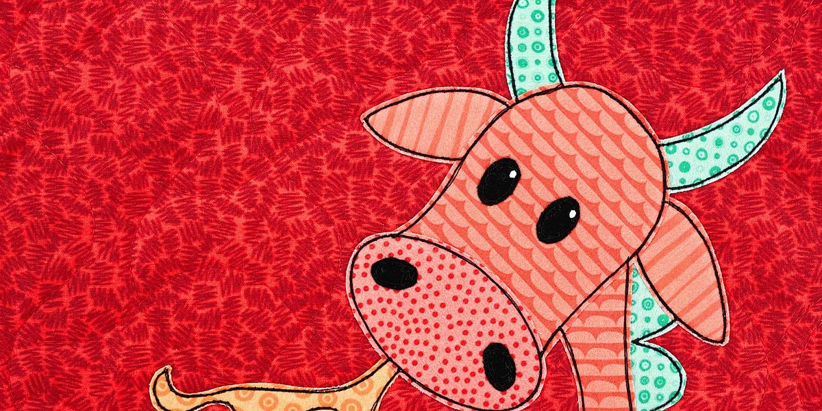 New Dragon Applique Pattern - by Wendi Gratz