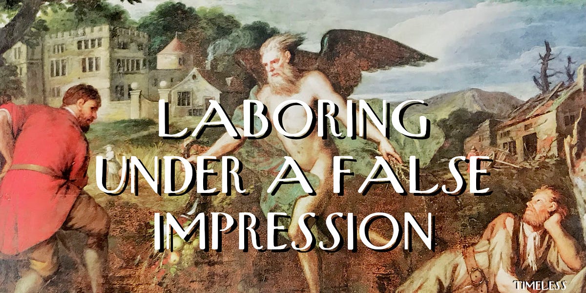 Laboring Under a False Impression - by Scott Monty