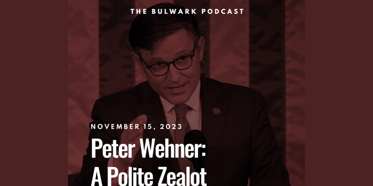 Peter Wehner: A Polite Zealot - by Charlie Sykes