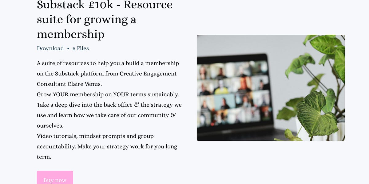 Resources for going paid on Substack - by Claire Venus