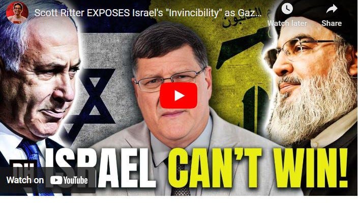 Scott Ritter EXPOSES Israel's "Invincibility" as Gaza War Inflames ...