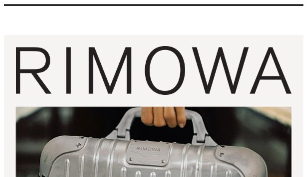 The Rimowa Edition - by Colin Nagy