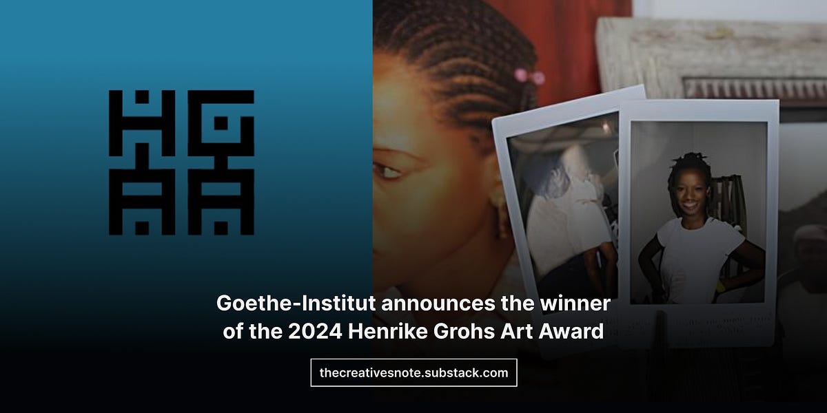 Goethe-Institut announces the winner of the 2024 Henrike Grohs Art Award