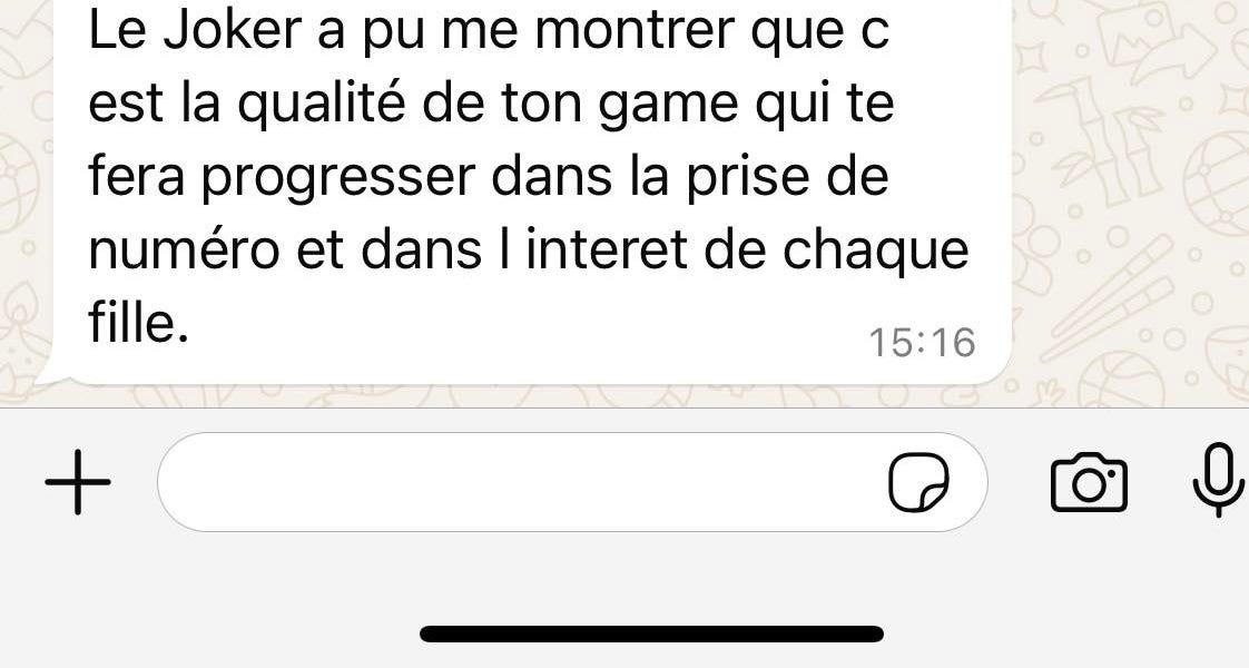 L'Histoire Inspirante de Benjamin - Joker Seduction