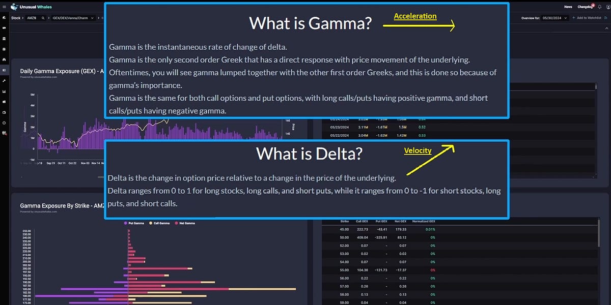 How to understand Gamma, Delta, GEX, DEX and more using Unusual Whales